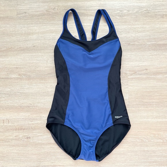 Speedo | Swim | Speedo Classic Swimsuit One Piece Padded Lined Blue ...